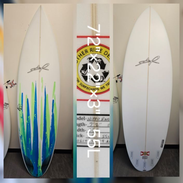 7’2″ AR HIPPO epoxy performance hybrid (NEW) SOLD – Another Ride